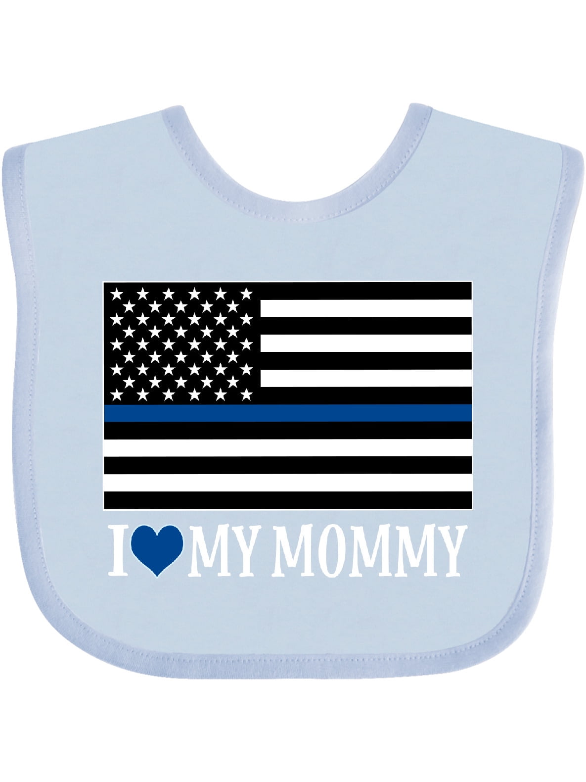 Inktastic Police Officer Mommy Law Enforcement Boys or Girls Baby Bib ...
