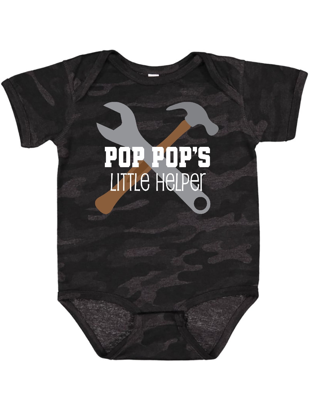 Inktastic Poppop Little Helper Boys Baby Bodysuit - Walmart.com
