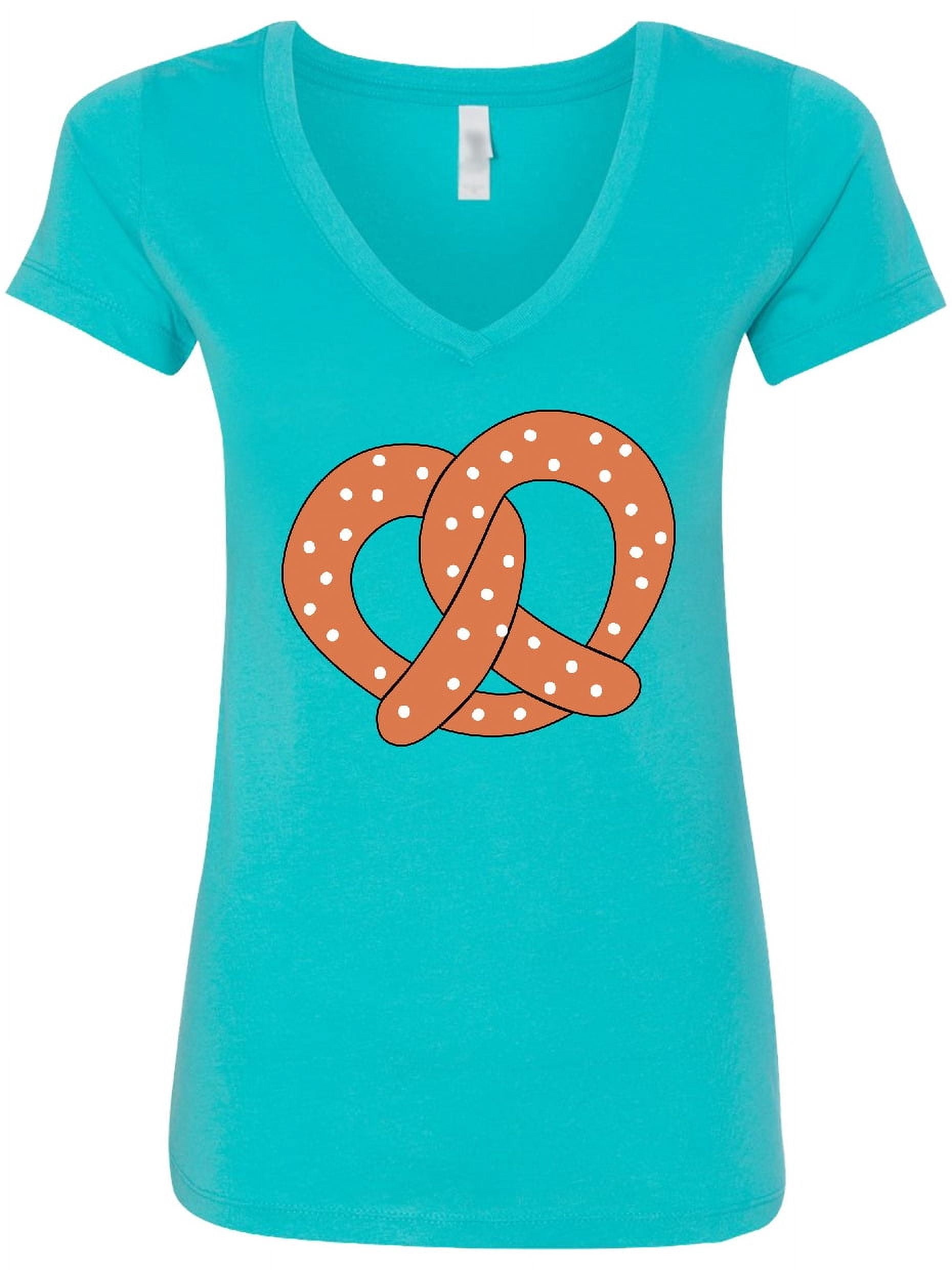 Inktastic Pretzel Women's V-Neck T-Shirt - Walmart.com