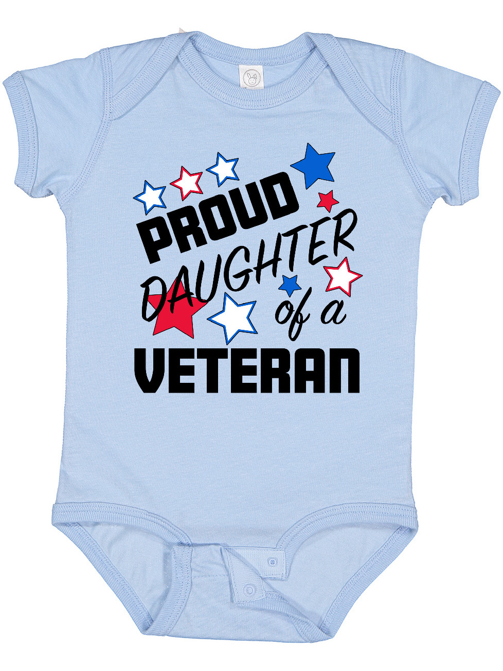 Inktastic Proud Daughter of a Veteran Veterans Day Girls Baby Bodysuit ...