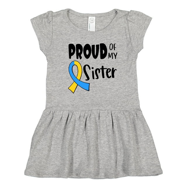 Inktastic Proud of my Sister Down Syndrome Awareness Girls Toddler ...