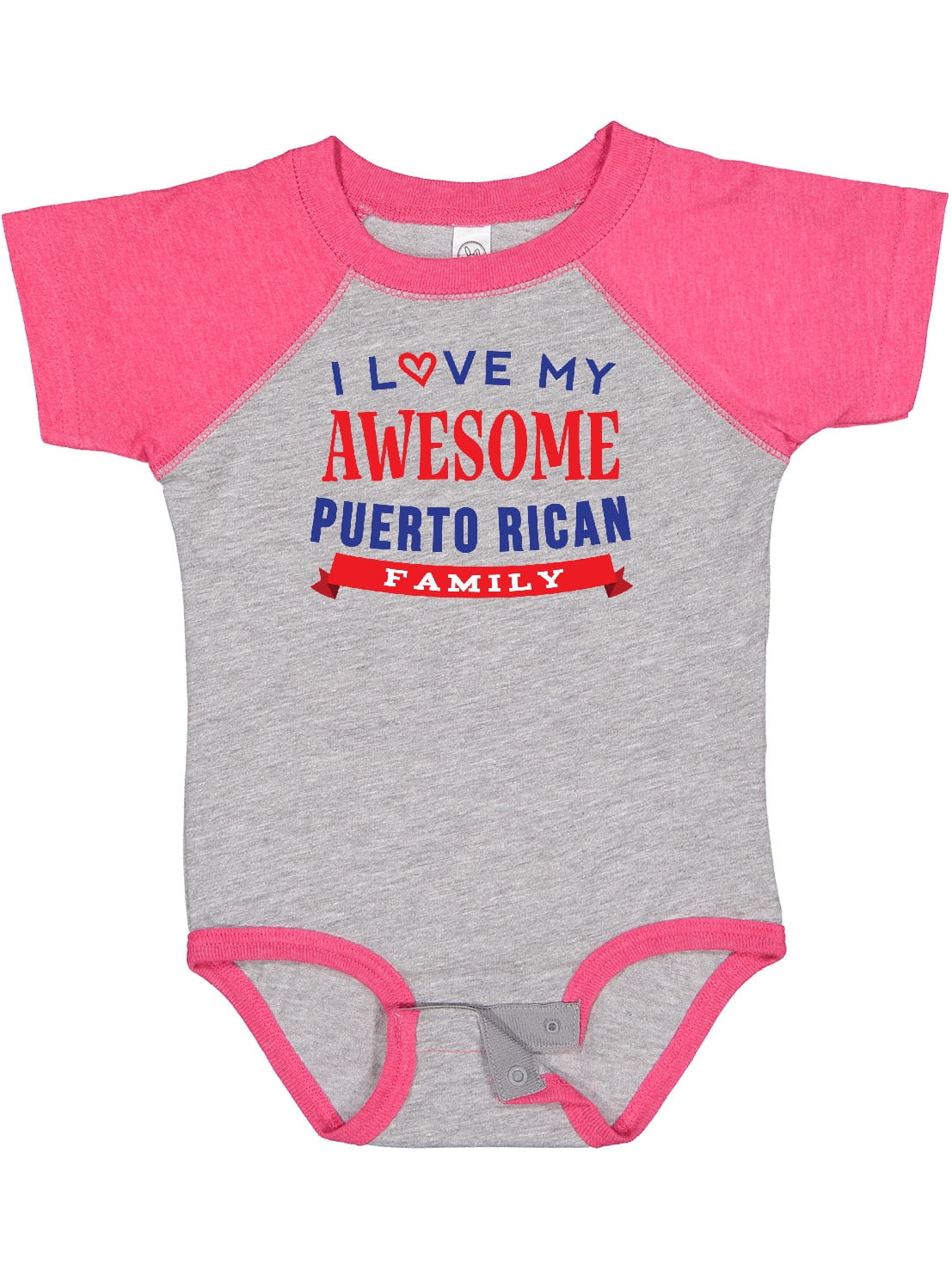 Inktastic Puerto Rico Love My Puerto Rican Family Boys or Girls Baby Bodysuit - Walmart.com