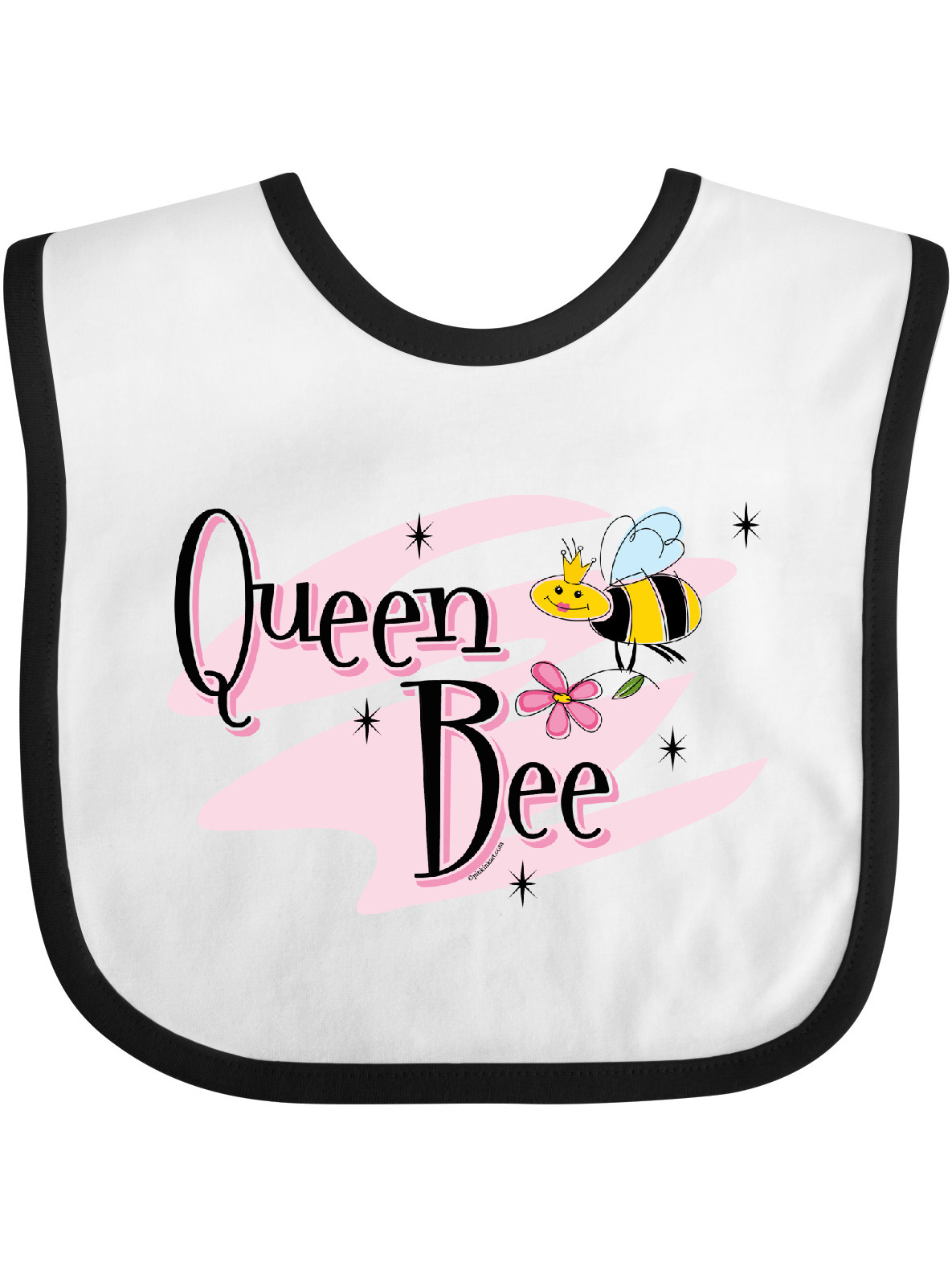 Inktastic Queen Bee Girls Baby Bib - Walmart.com