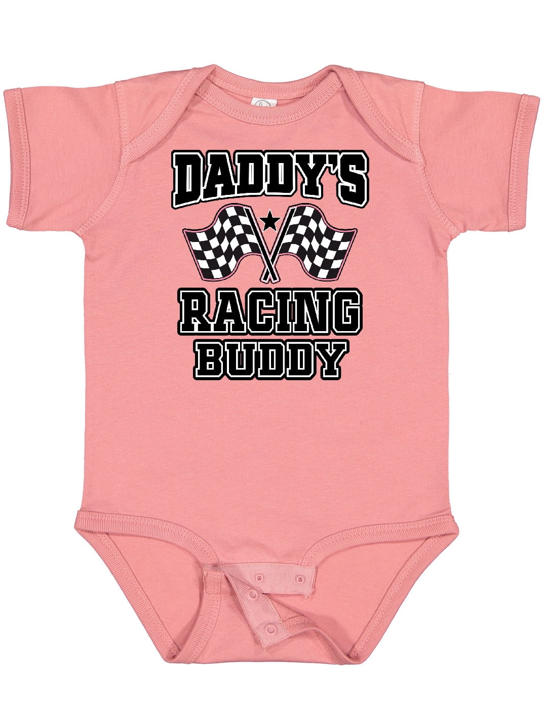 Inktastic Racing Buddy Girls Car Flags Girls Baby Bodysuit - Walmart.com