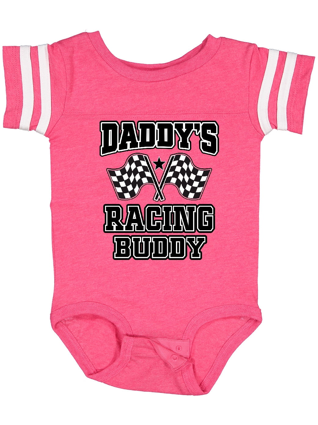 Inktastic Racing Buddy Girls Car Flags Girls Baby Bodysuit - Walmart.com