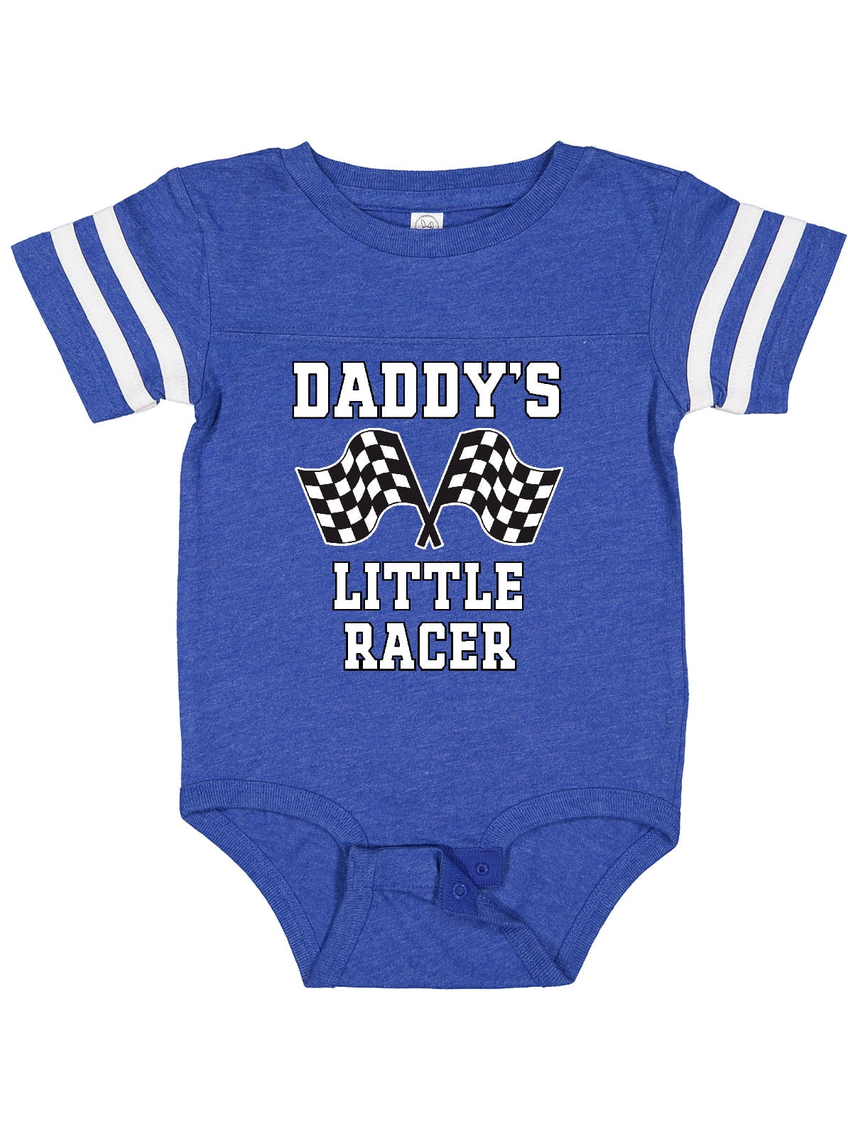 Inktastic Racing Daddy Little Racer Boys Baby Bodysuit - Walmart.com