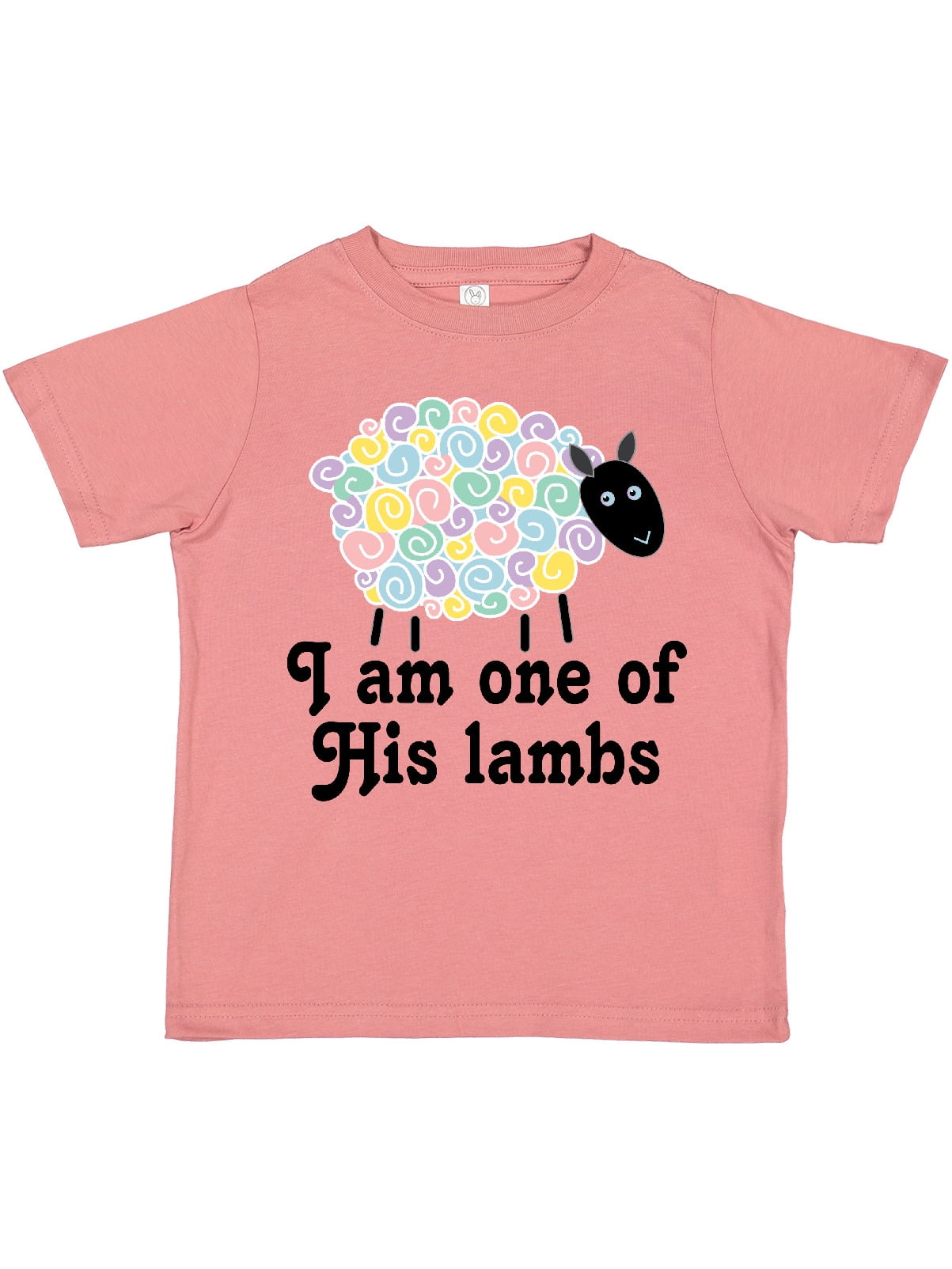 Inktastic Religious Lamb Christian Childs Boys or Girls Toddler T-Shirt ...