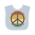 Inktastic Retro Peace Sign Sunset Boys or Girls Baby Bib - Walmart.com
