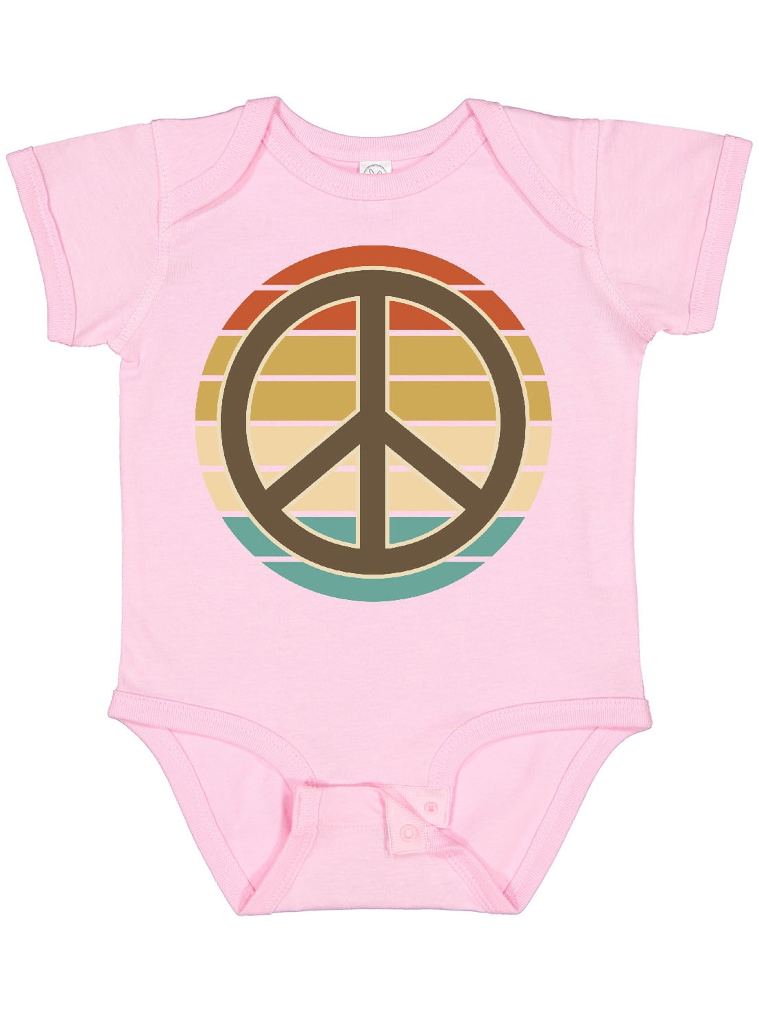 Inktastic Retro Peace Sign Sunset Boys or Girls Baby Bodysuit - Walmart.com