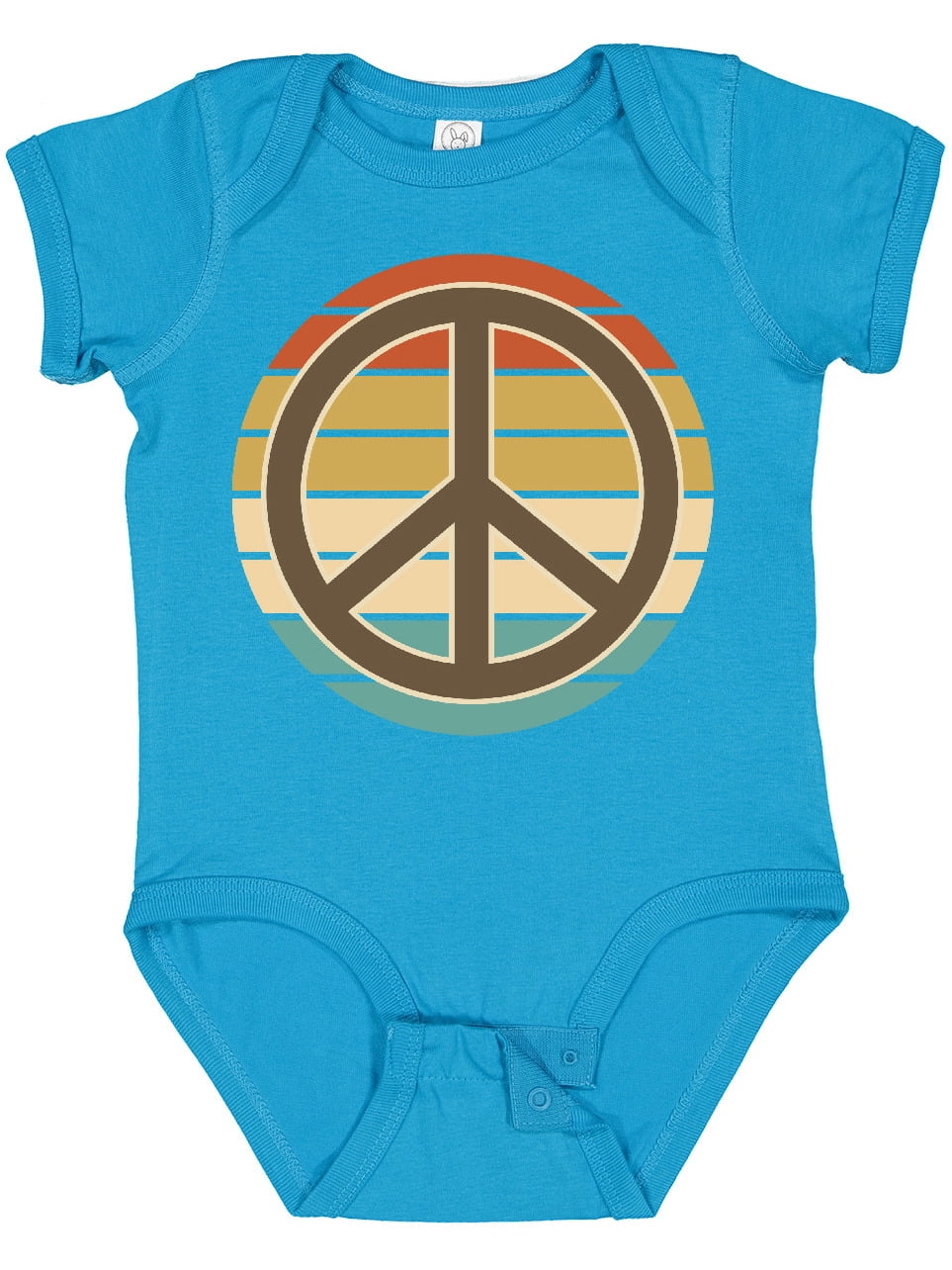 Inktastic Retro Peace Sign Sunset Boys or Girls Baby Bodysuit - Walmart.com