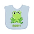Inktastic Ribbit Cute Green Frog Boys or Girls Baby Bib - Walmart.com