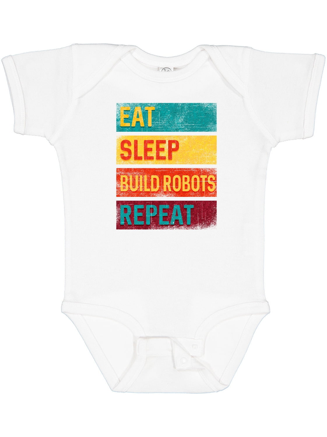 Inktastic Robotics Eat Sleep Build Robots Repeat Boys or Girls Baby ...