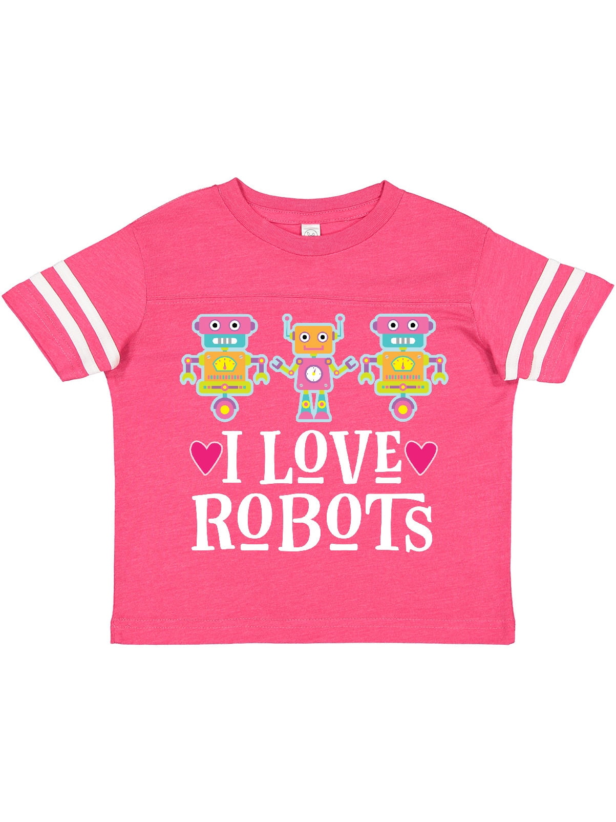 Inktastic Robotics I Love Robots Gift Girls Toddler T-Shirt - Walmart.com
