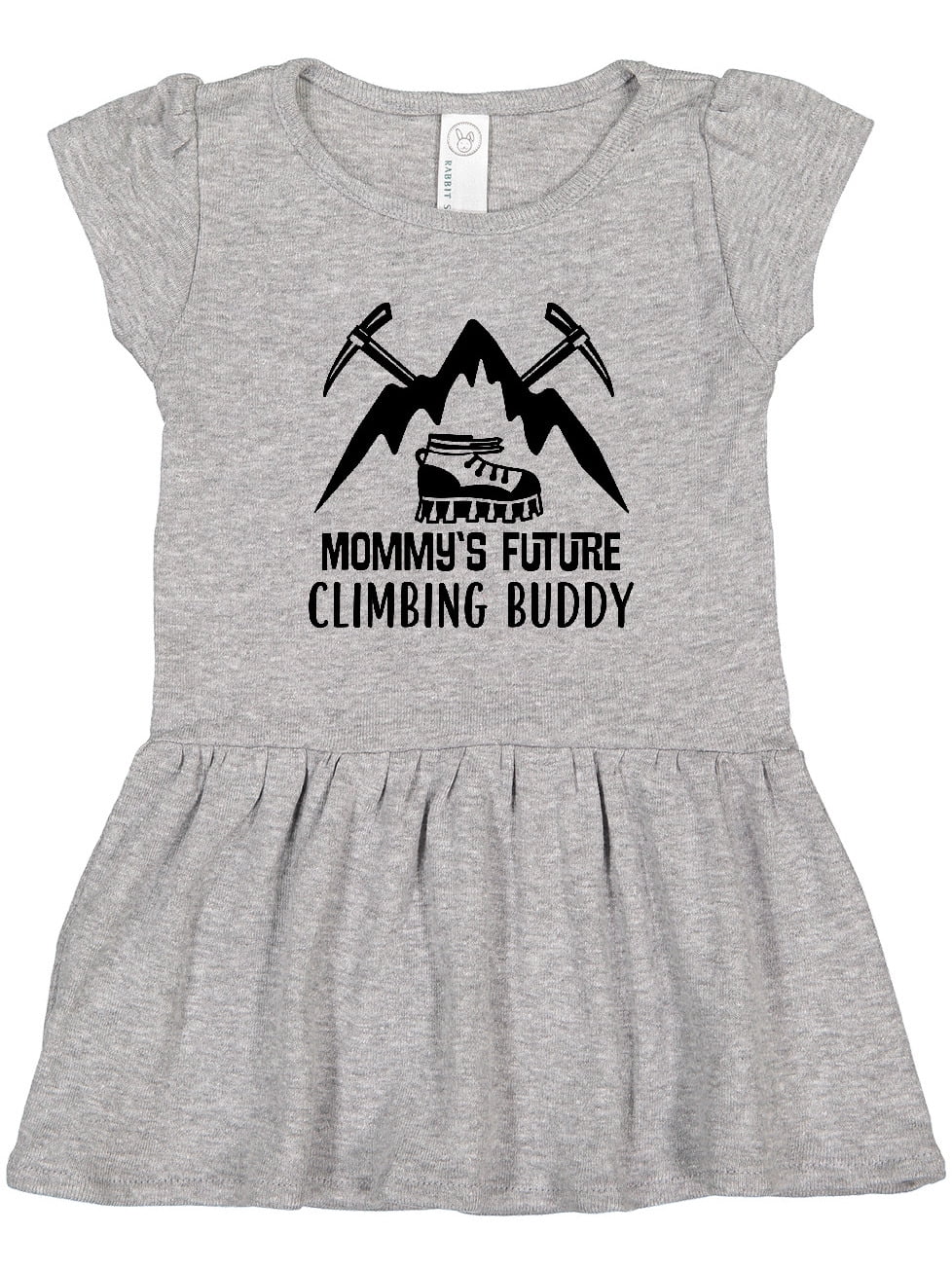 Inktastic Rock Climber Mommy Climbing Buddy Girls Toddler Dress ...