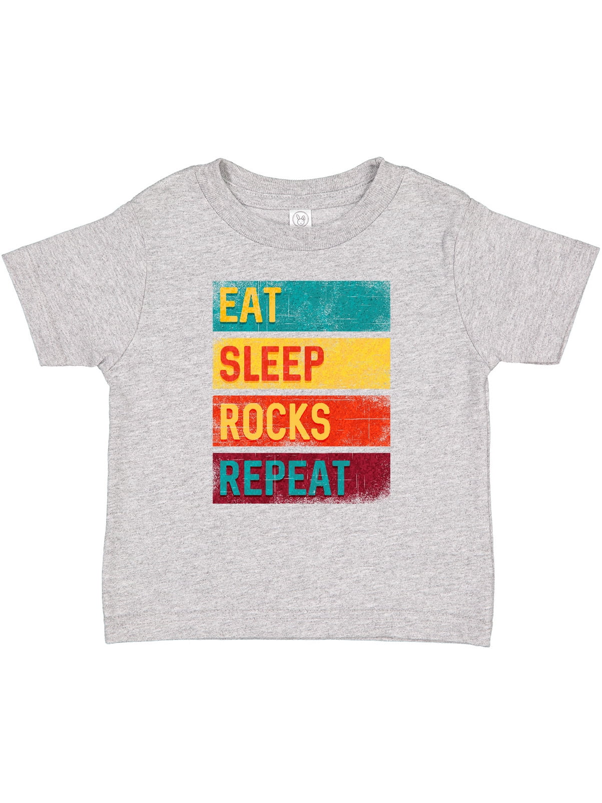 Inktastic Rock Collecting Eat Sleep Rocks Repeat Boys or Girls Baby T ...