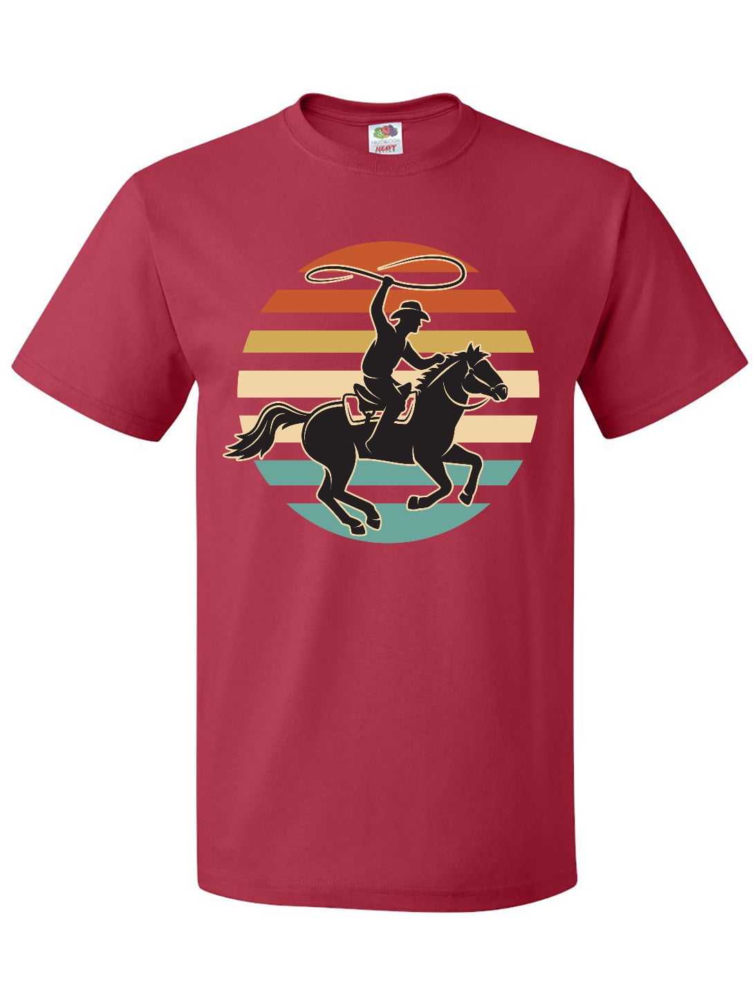 Inktastic Rodeo Team Roping Cowboy T-Shirt - Walmart.com