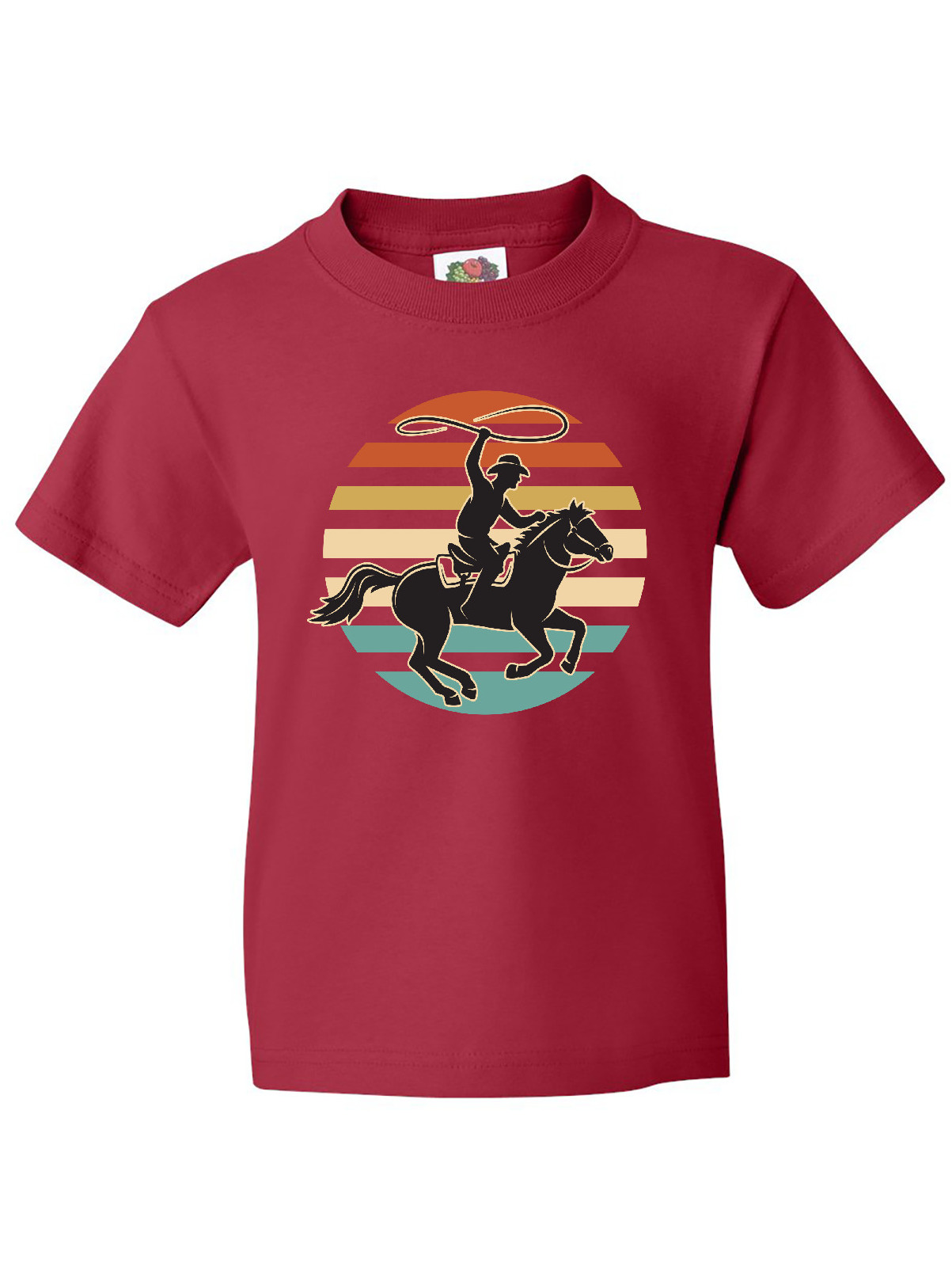 Inktastic Rodeo Team Roping Cowboy Youth T-Shirt - Walmart.com