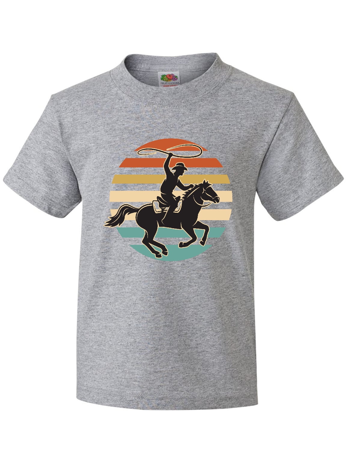 Inktastic Rodeo Team Roping Cowboy Youth T-Shirt - Walmart.com