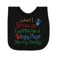 Inktastic Rugby Player Like Daddy Newborn Bib - Walmart.com