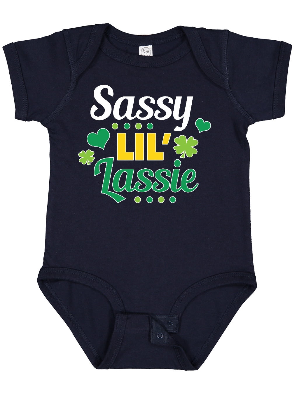 Inktastic Saint Patrick's Day Sassy Lil' Lassie with Shamrocks Boys or ...