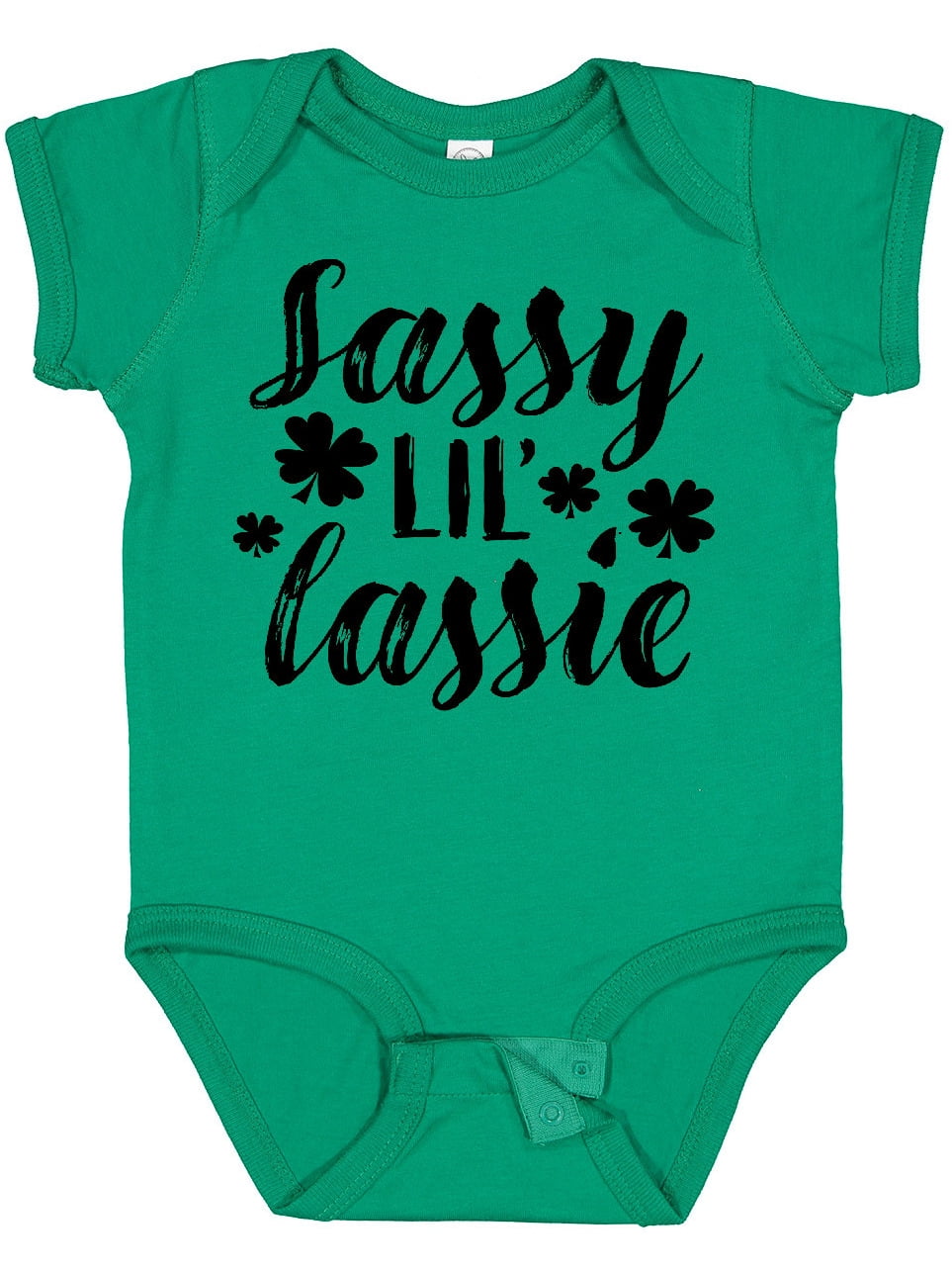 Inktastic Saint Patrick's Day Sassy Lil' Lassie with Shamrocks Boys or ...