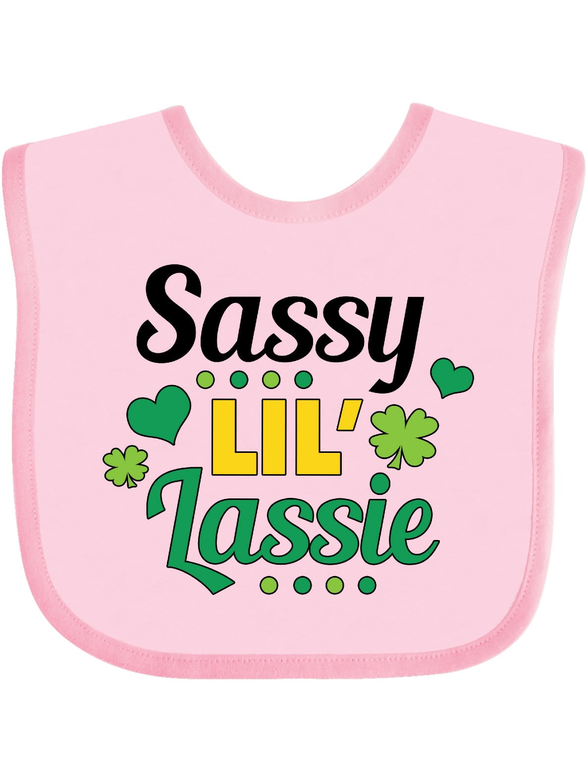 Inktastic Saint Patrick's Day Sassy Lil' Lassie with Shamrocks Girls ...