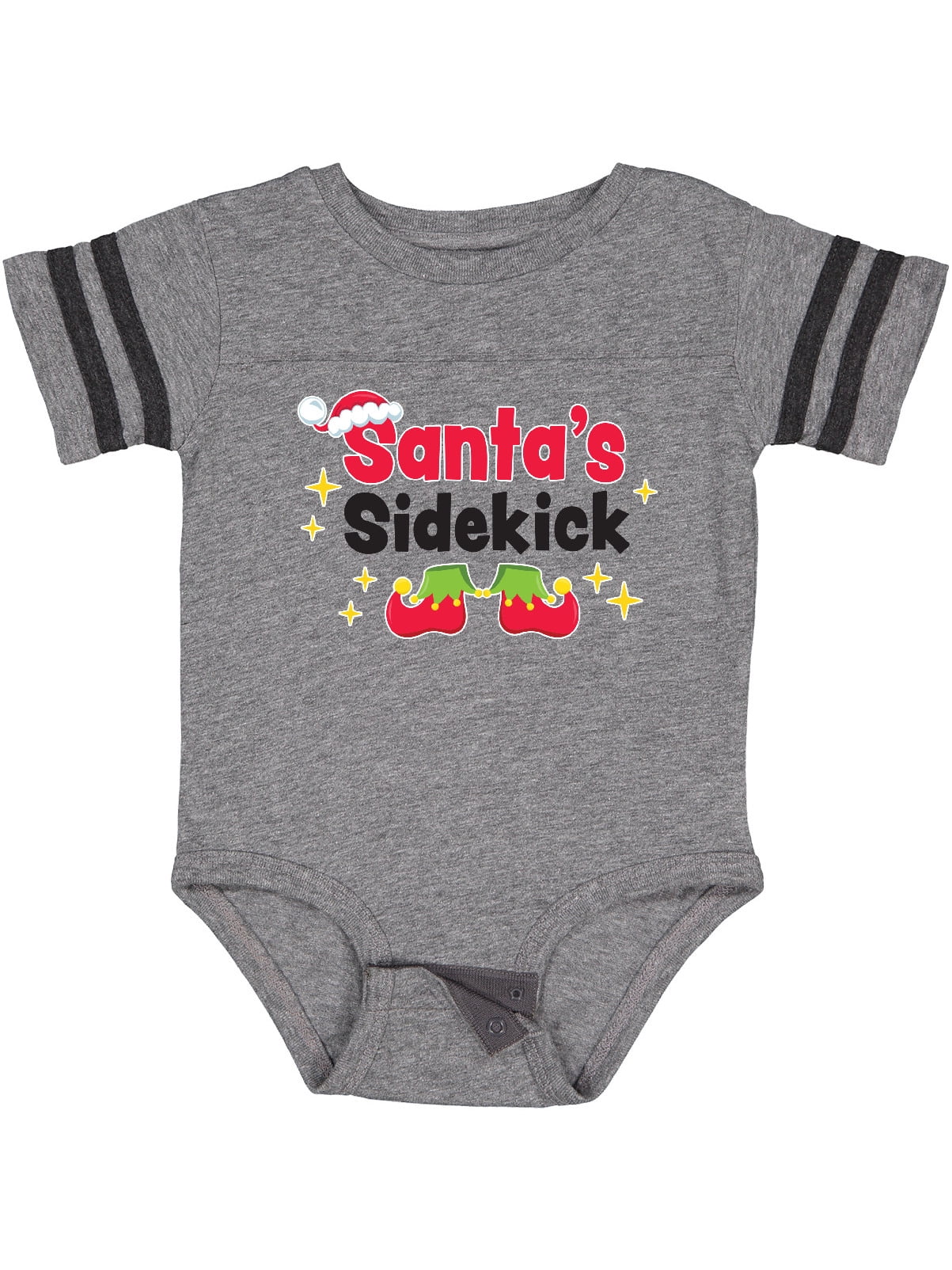 Inktastic Santa's Sidekick with Santa Hat and Elf Feet Boys or Girls ...