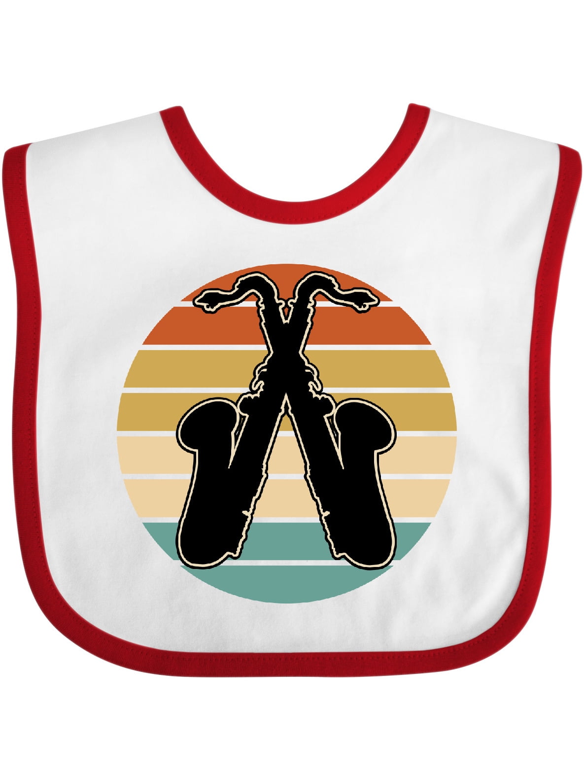 Inktastic Saxophone Music Vintage Band Boys or Girls Baby Bib - Walmart.com