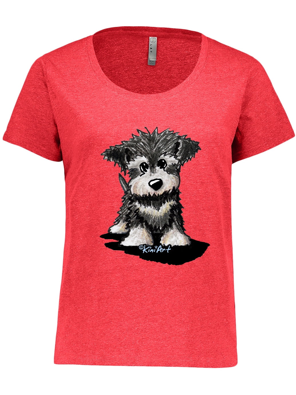 Inktastic Schnauzer Pup Women's Plus Size T-Shirt - Walmart.com