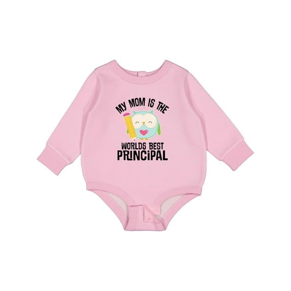 Inktastic School Principal Mom Baby Fleece Bodysuit - Walmart.com