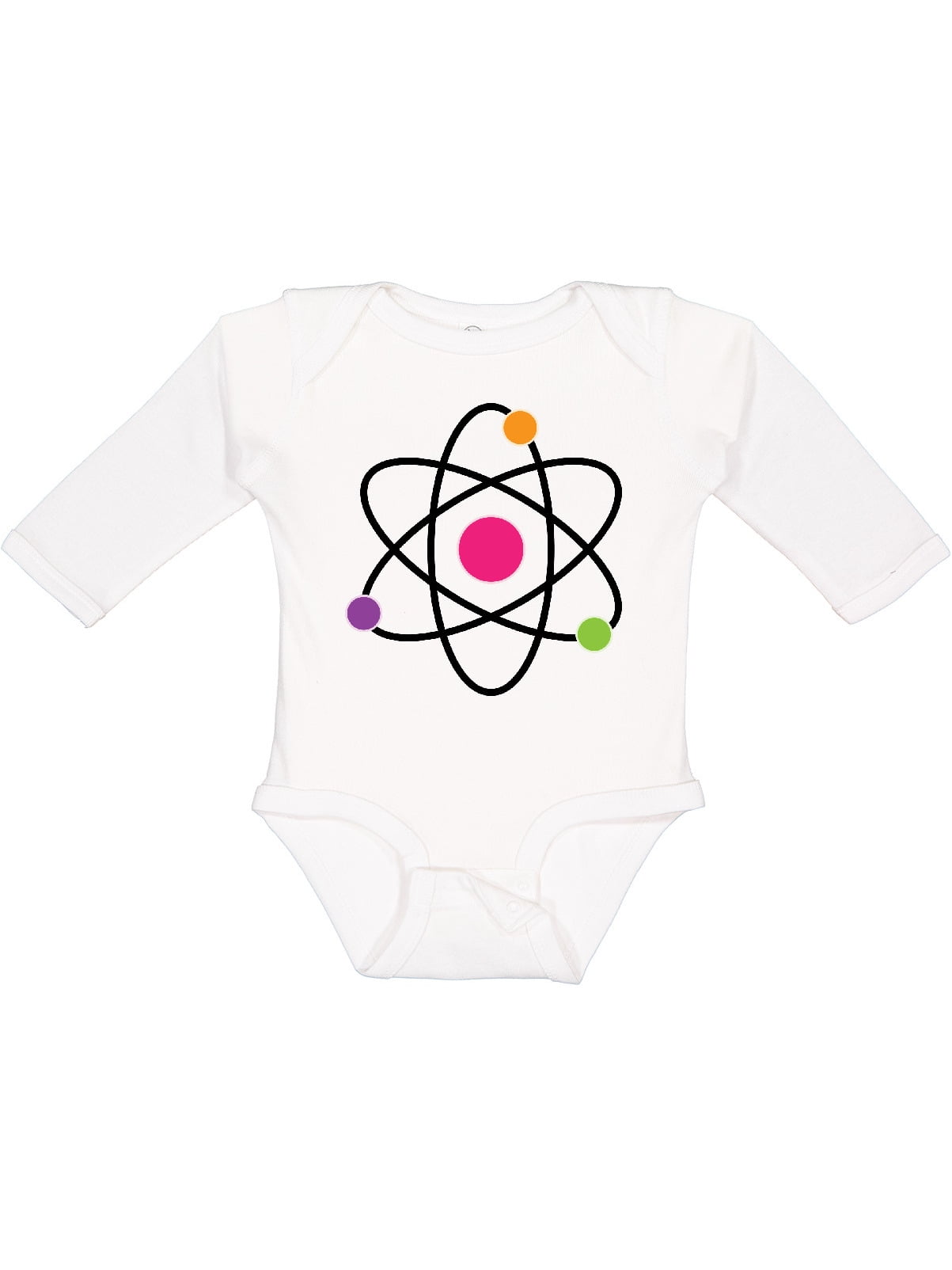 Inktastic Science Atom Cute Physicist Boys or Girls Long Sleeve Baby ...