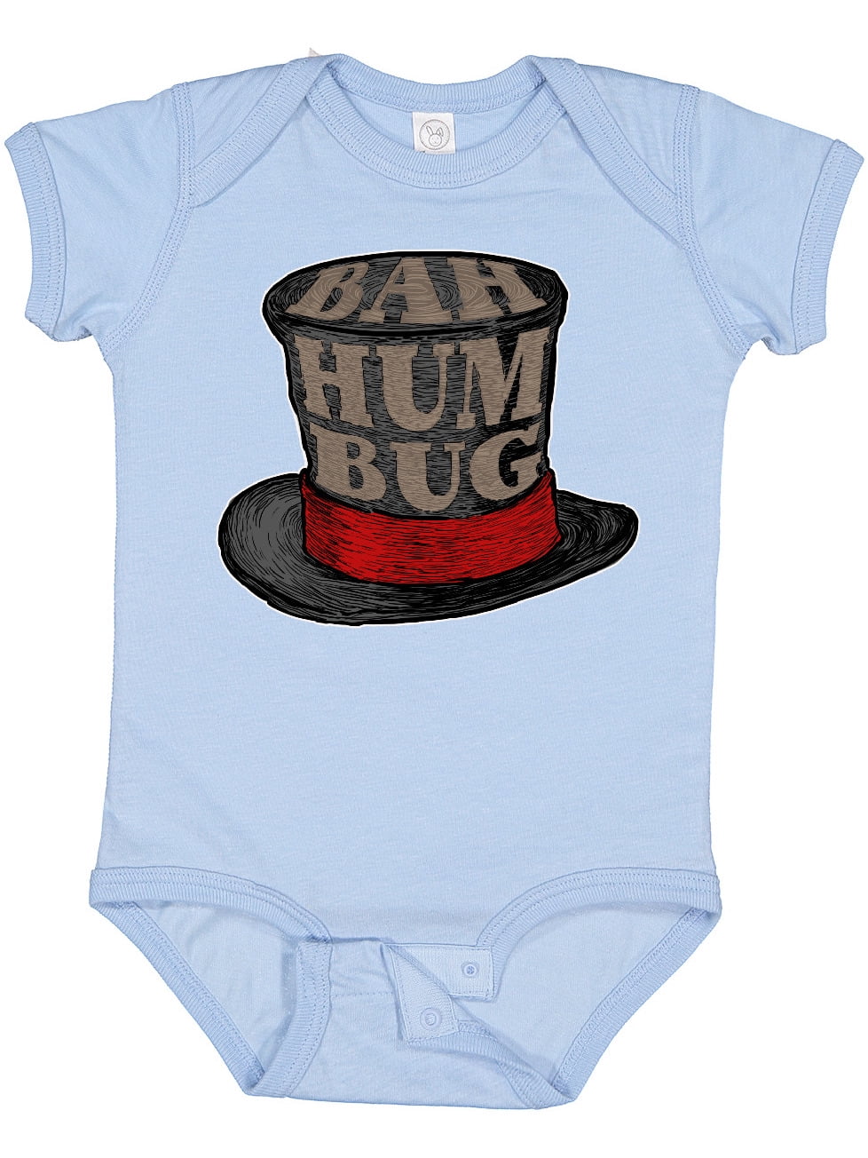 Inktastic Scrooge's Top Hat Bah Humbug Boys or Girls Baby Bodysuit ...
