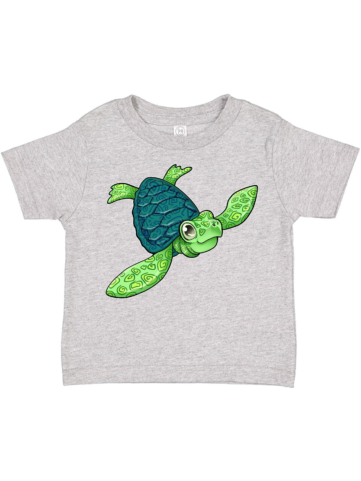 Inktastic Sea Turtle with Swirls Boys or Girls Toddler T-Shirt ...