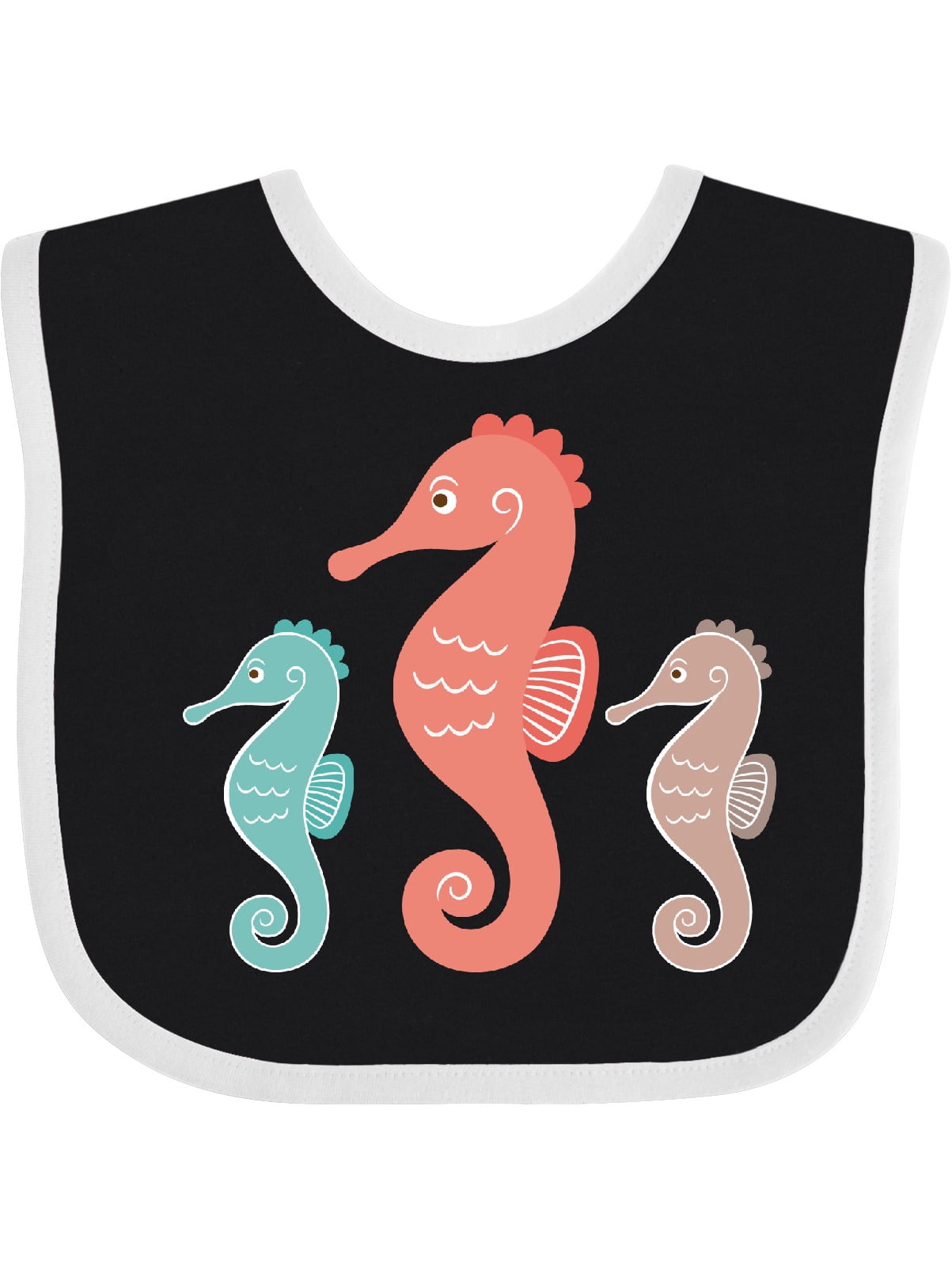 Inktastic Seahorse Ocean Sea Creatures Boys or Girls Baby Bib - Walmart.com