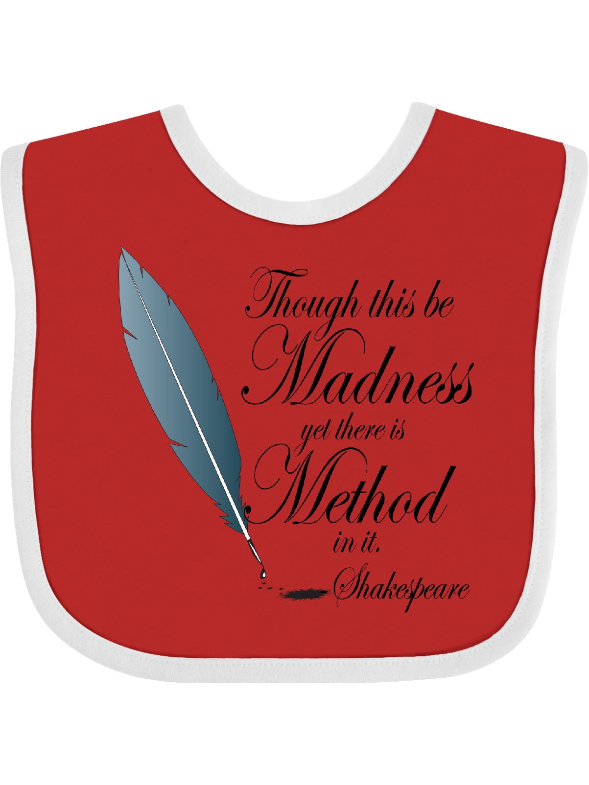 Inktastic Shakespeare Hamlet Madness Boys or Girls Baby Bib - Walmart.com
