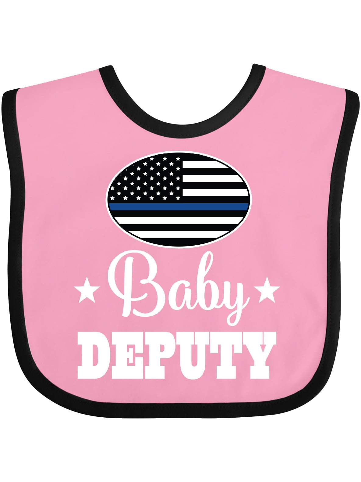 Inktastic Sheriff Baby Deputy Law Enforcement Boys or Girls Baby Bib ...