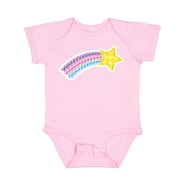 Personalized Gifts Organic Cotton Baby Onesie Peach Star Design with ...