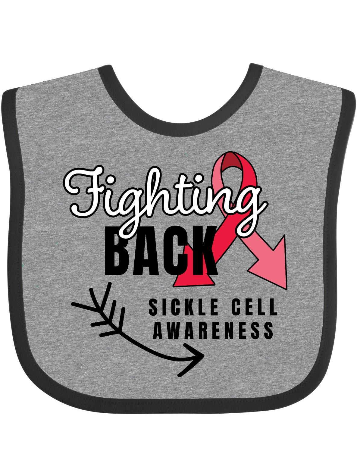 Inktastic Sickle Cell Awareness Fighting Back Boys or Girls Baby Bib ...
