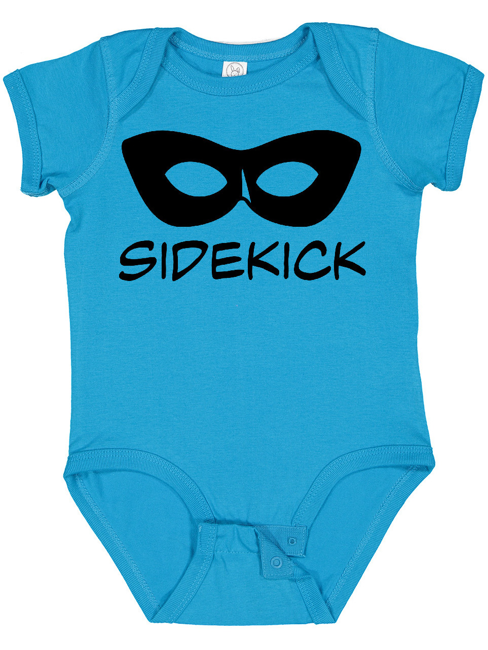 Inktastic Sidekick Kids Superhero Mask Boys or Girls Baby Bodysuit ...