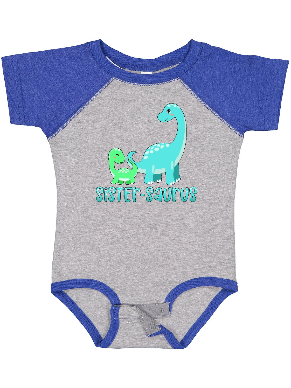 Inktastic Sister-saurus Cute Brontosaurus Family Boys or Girls Baby ...