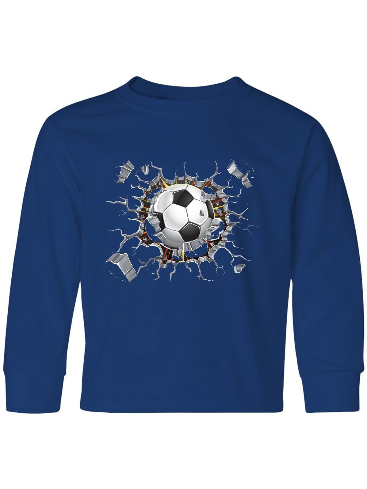 Inktastic Soccer Breakthrough Long Sleeve Youth T-Shirt - Walmart.com