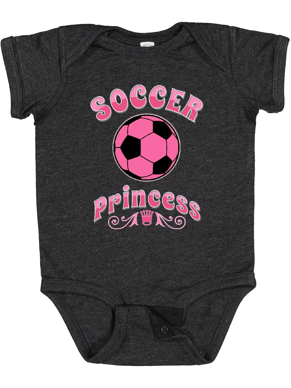 Inktastic Soccer Princess Girls Baby Bodysuit - Walmart.com