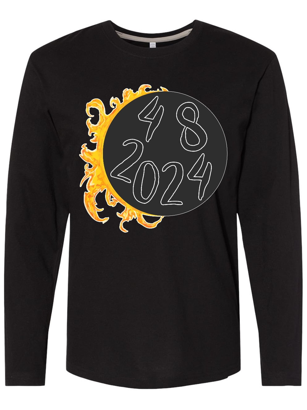 Inktastic Solar Eclipse with flares 4-8-2024 Long Sleeve T-Shirt ... Inktastic Solar Eclipse with flares 4-8-2024 Long Sleeve T-Shirt ...
