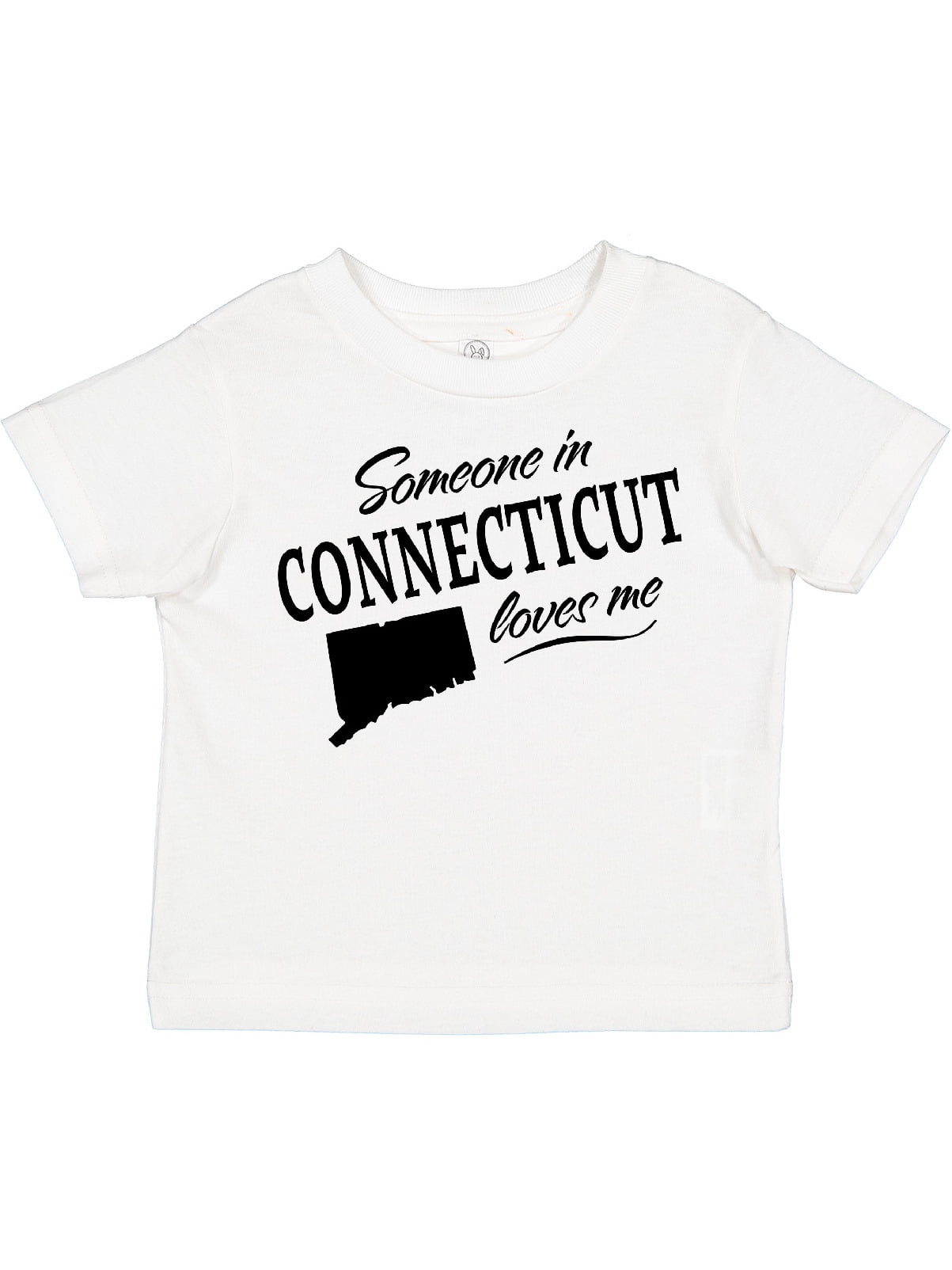 Inktastic Someone in Connecticut Loves Me Boys or Girls Toddler T-Shirt ...
