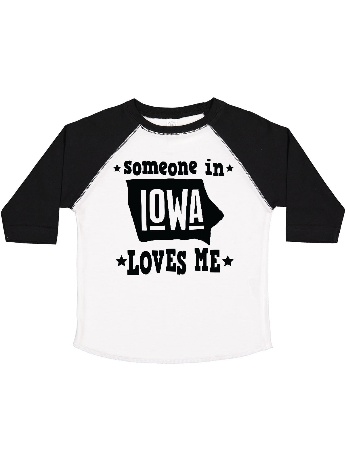 Inktastic Someone in Iowa Loves Me Souvenir Boys or Girls Toddler T ...