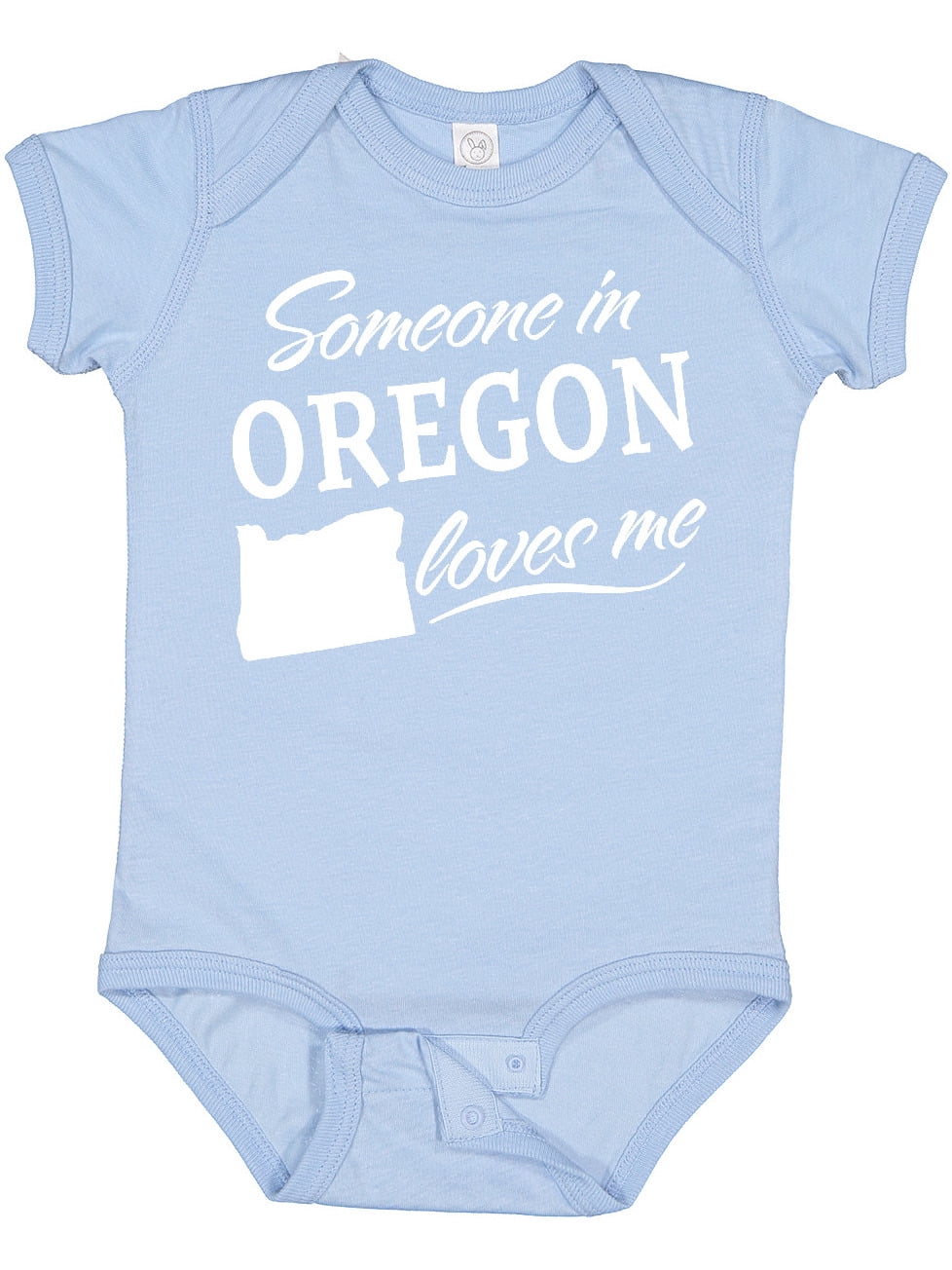 Inktastic Someone in Oregon Loves Me Boys or Girls Baby Bodysuit ...