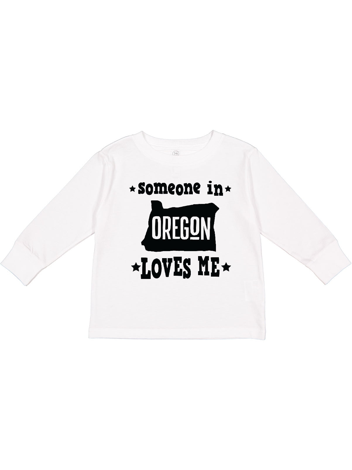 Inktastic Someone in Oregon Loves Me Boys or Girls Long Sleeve Toddler ...