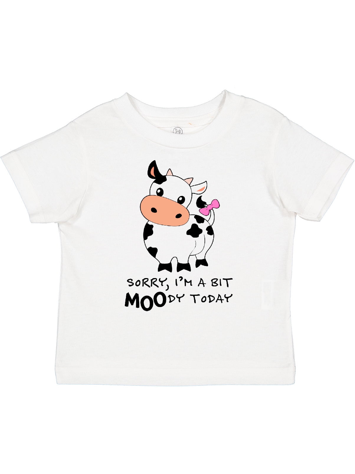 Inktastic Sorry, I'm a Bit Moody Today Cute Cow Pun Boys or Girls ...