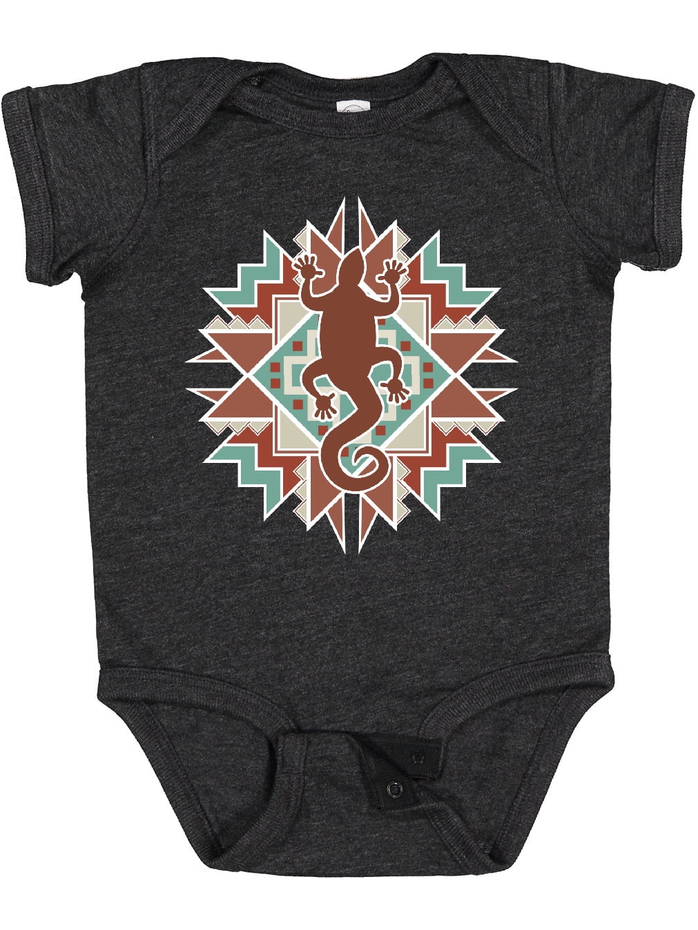 Inktastic Southwestern Native Pattern Lizard Boys or Girls Baby ...