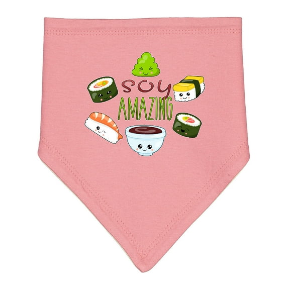 Inktastic Soy Amazing Cute Sushi and Wasabi Baby Bandana Bib - Walmart.com